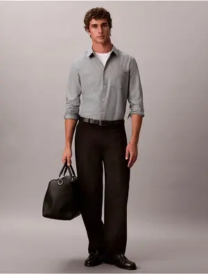 Calvin Klein Oxford Classic Button-down Shirt - Orbit Blue
