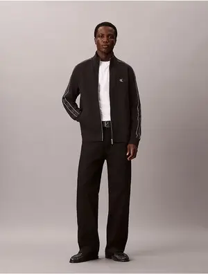 Calvin Klein Tape Full Zip Jacket - Black