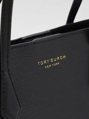 Tory Burch Perry Mini Grained Leather Handbag With Removable Pouch