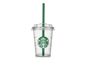 STARBUCKS Siren 300ml Mini Cold Cup - Transparent