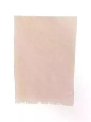 Fabiana Filippi Check Frayed-edge Scarf - Neutrals