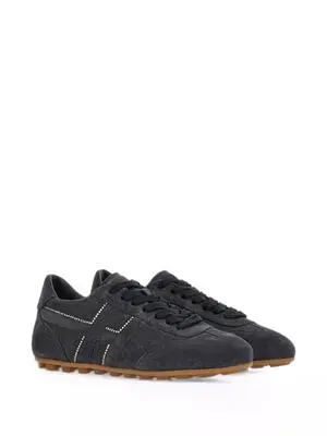 Hogan Olympia Crystal-embellished Suede Sneakers