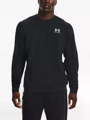 Under Armour Logo-detail Crew-neck Sweatshirt - Black