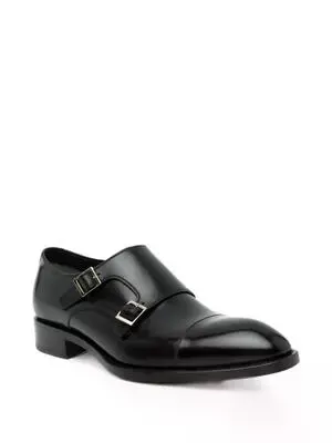 TOM FORD Vincent Double Monk Strap Loafers
