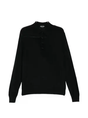 TOM FORD Long-sleeve Polo Shirt