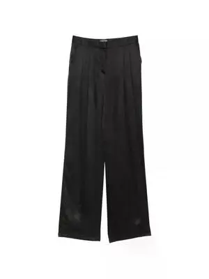 TOM FORD Silk Pleated Wide-leg Trousers