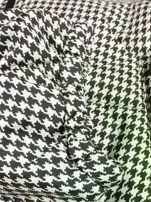 Dior Houndstooth Pattern Hooded Jacket