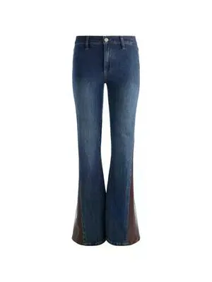 Alice + Olivia Contrast Stitching Jeans For Women