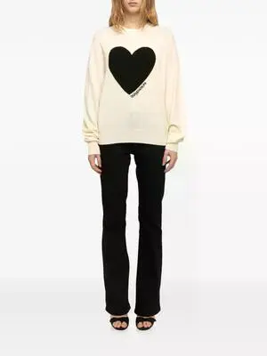 Zadig&Voltaire Gaby Heart Intarsia Sweater