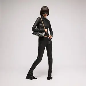 Gucci Castello Suede Bootie With Bamboo Heel