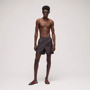 Gucci Printed Polyester Poplin Swim Shorts