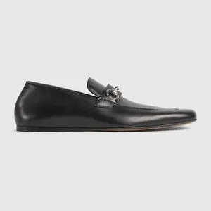 Gucci Leather Horsebit Loafers