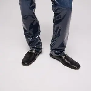 Gucci Leather Horsebit Loafers