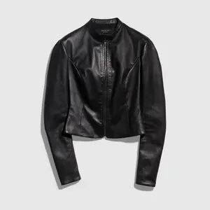 Gucci Lightweight Stretch Leather Jacket
