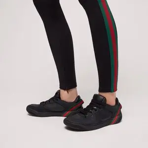 Gucci Screener Perforated Leather Sneakers
