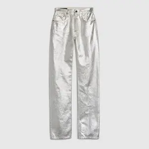 Gucci Straight Leg Denim Pants With Soft Coating