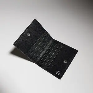 Gucci Bi-fold Wallet With Web Card Slots Gg Canvas