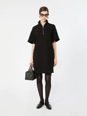 Max Mara Wool Jersey Sweatshirt Dress