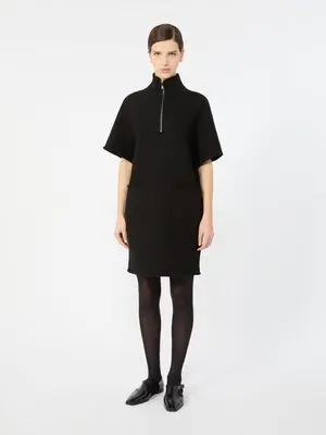 Max Mara Wool Jersey Sweatshirt Dress