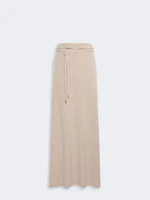 Max Mara Long Cashmere Yarn Skirt