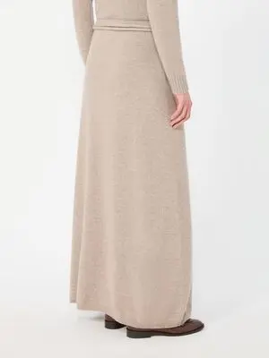 Max Mara Long Cashmere Yarn Skirt