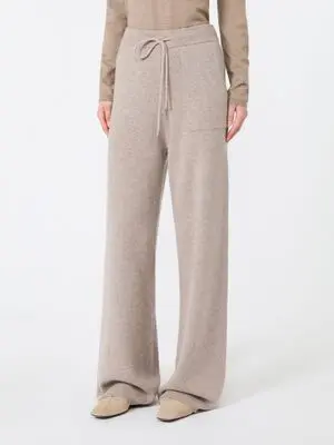 Max Mara Wide Leg Cashmere Yarn Trousers