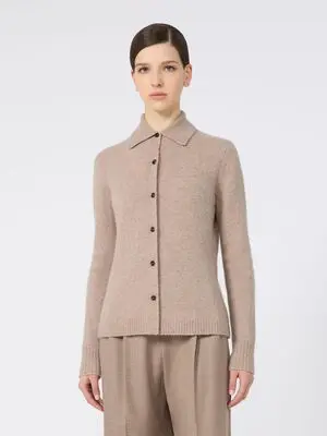 Max Mara Cashmere Yarn Shirt-cut Cardigan