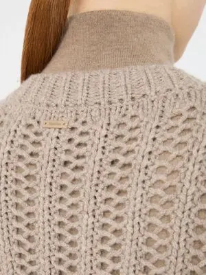 Max Mara Open-knit Cashmere Cardigan