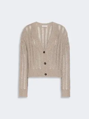 Max Mara Open-knit Cashmere Cardigan