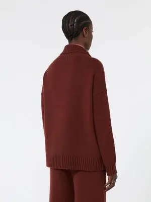Max Mara Cashmere Yarn High-neck Sweater