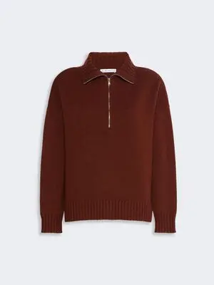 Max Mara Cashmere Yarn High-neck Sweater
