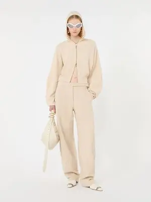 Max Mara Wool And Cashmere Hooded Cardigan