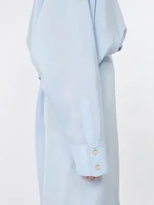 Max Mara Oversized Viscose Shirt Dress
