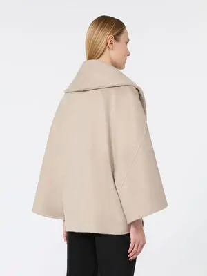 Max Mara Cape In Pure Cashmere