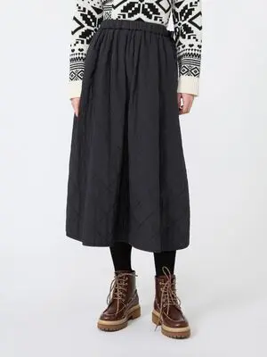 Max Mara Technical Plain-weave Fabric Flared Midi Skirt