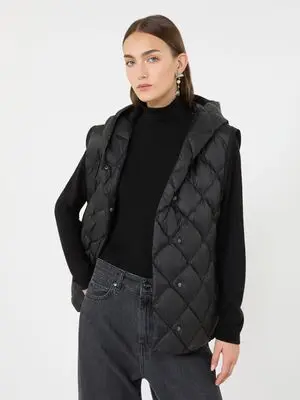 Max Mara Padded Gilet - Black