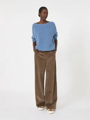 Max Mara Mohair Blend Knit Jumper - Light Blue