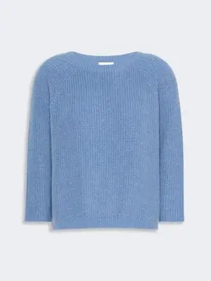 Max Mara Mohair Blend Knit Jumper - Light Blue