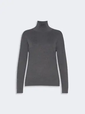 Max Mara Wool And Silk Knit Turtleneck