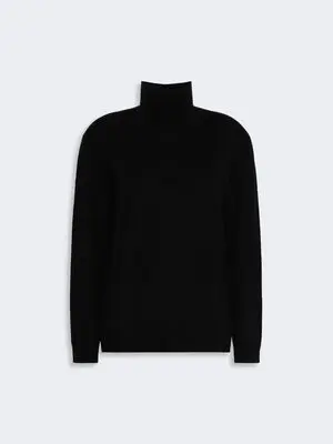 Max Mara Wool And Silk Knit Turtleneck
