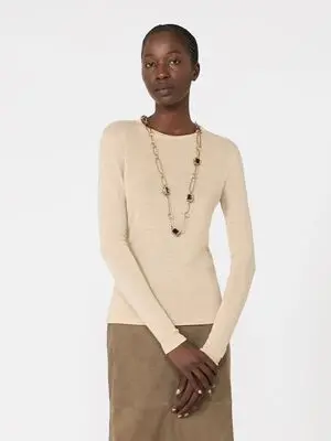 Max Mara Wool And Silk Gauze Jersey T-shirt