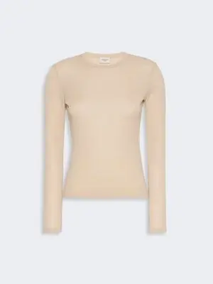 Max Mara Wool And Silk Gauze Jersey T-shirt