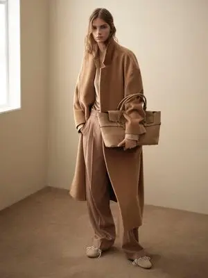Max Mara Wool Wide-leg Trousers With Belt