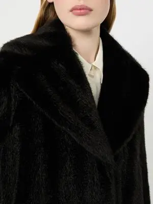Max Mara Fluffy-textured Coat