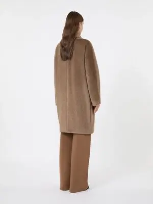 Max Mara Alpaca And Wool Midi Coat