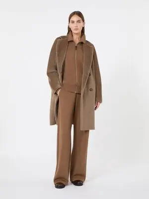 Max Mara Alpaca And Wool Midi Coat