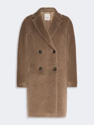 Max Mara Alpaca And Wool Midi Coat