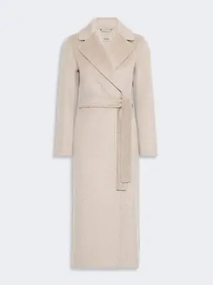 Max Mara Wool And Cashmere Belted Wrap Coat