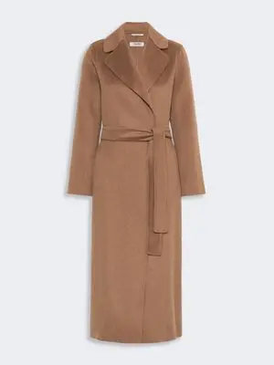 Max Mara Max Mara Wool And Cashmere Belted Coat Camel