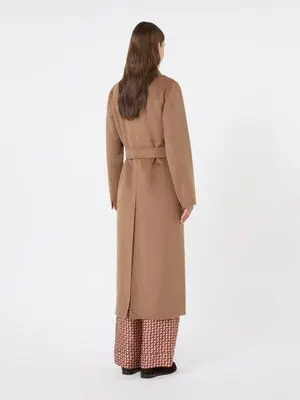 Max Mara Wool And Cashmere Belted Coat - Camel